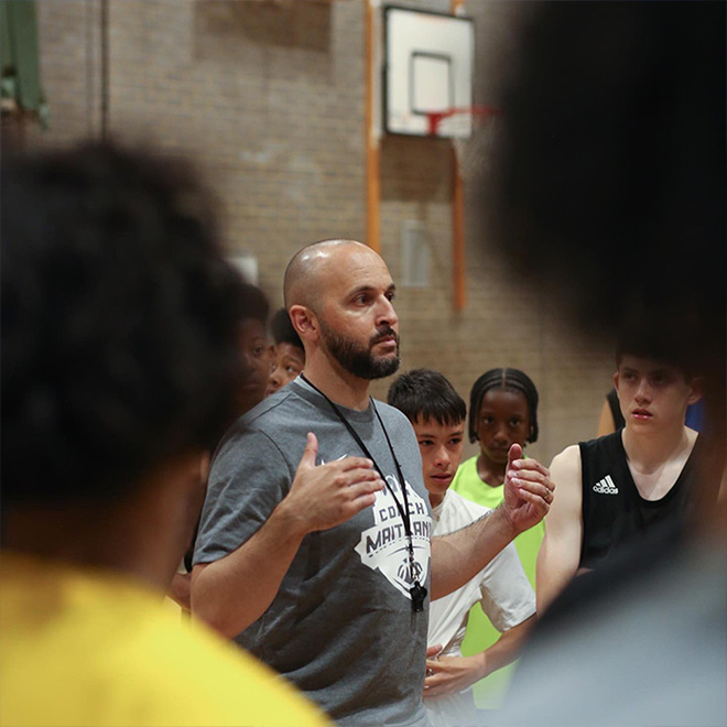 Coach Maitland Basketball Ambassador | Mega Slam Hoops