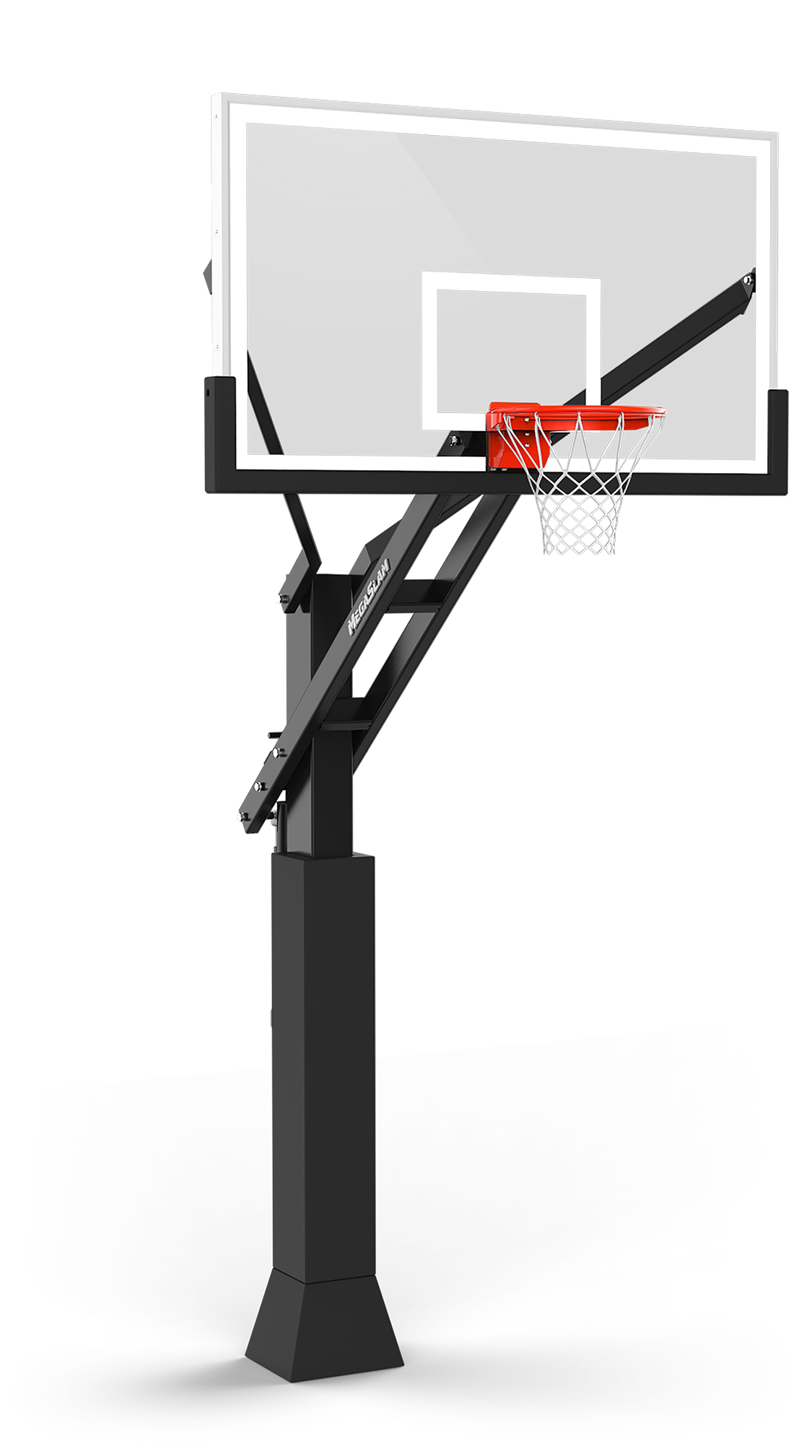 Adjustable Basketball Hoop | 72 Inch | Mega Slam Hoops