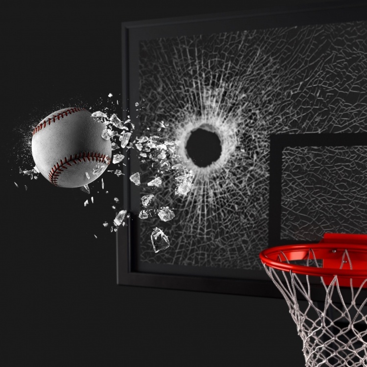 Adjustable Basketball Hoop | 60 Inch | Mega Slam Hoops