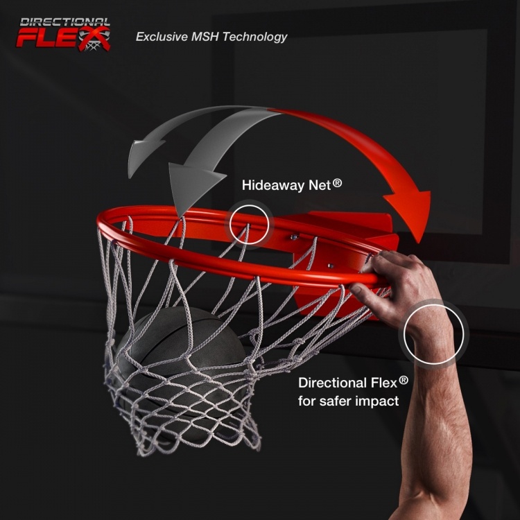 Adjustable Basketball Hoop | 72 Inch | Mega Slam Hoops